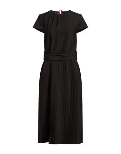 Thom Browne Midi Dress In Wool And Silk