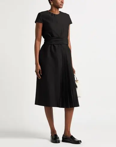 Thom Browne Midi Dress In Wool And Silk