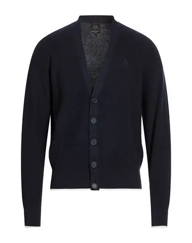 Armani Exchange Cotton Cardigan - Blue