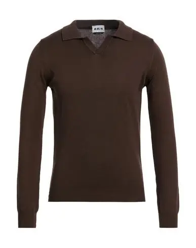 BERNA Knitted V-neck Cotton Sweater