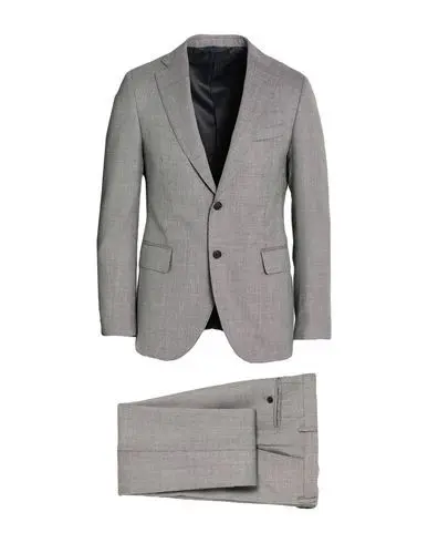 TOMBOLINI Suit Size Wool, Viscose, Polyester - Black