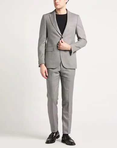 TOMBOLINI Suit Size Wool, Viscose, Polyester - Black