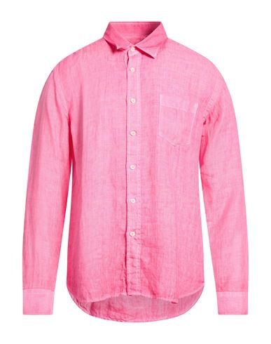 120% Lino Shirt Size Linen - Fuchsia