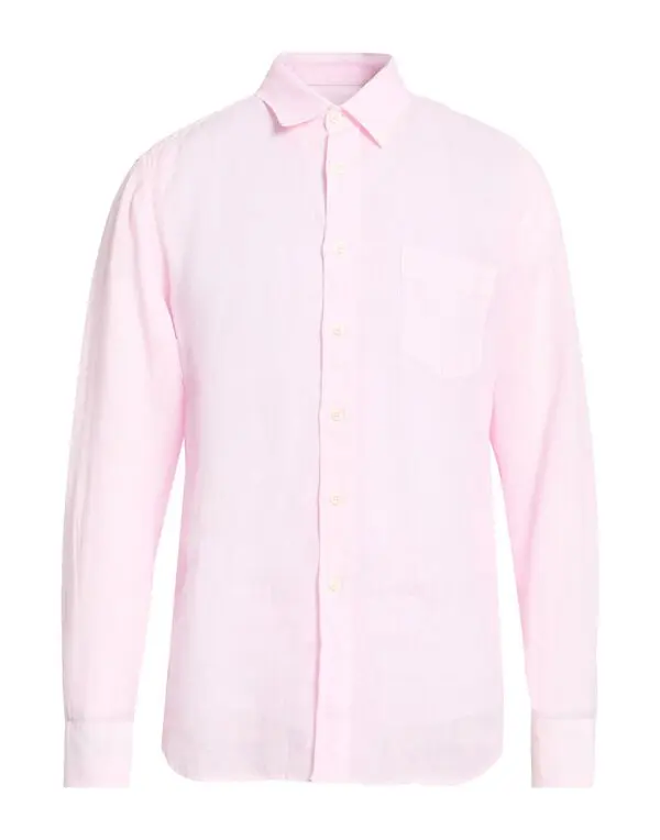 120% Lino Shirt Size Linen - Pink