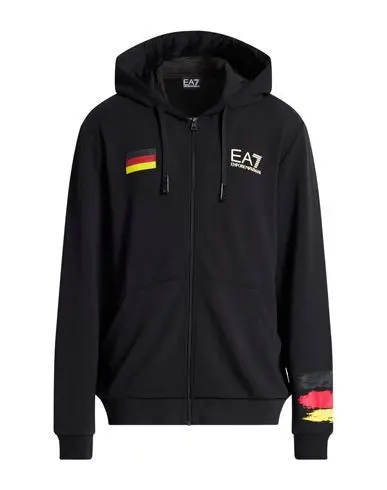 EA7 Sweatshirt Size Polyester, Viscose, Elastane - Black
