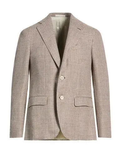 Caruso Blazer Size Linen, Wool - Beige