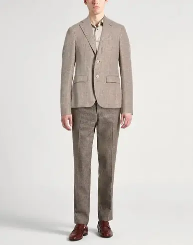 Caruso Blazer Size Linen, Wool - Beige