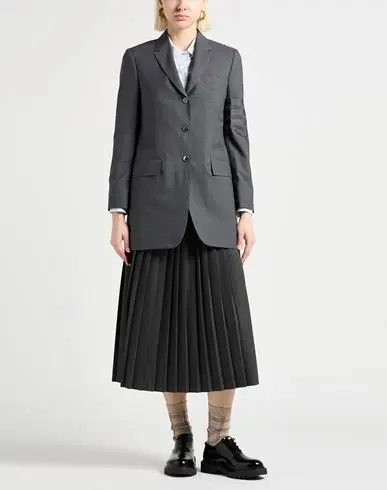 Thom Browne Wool Single-breasted Blazer - Grey