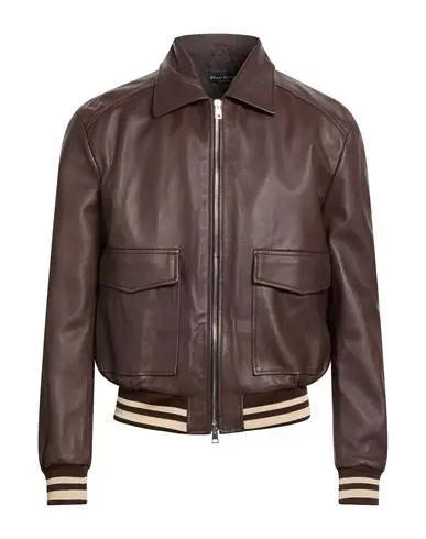 STREET LEATHERS Leather Bomber Jacket