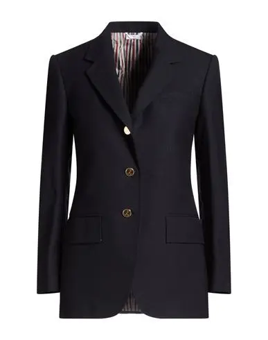 Thom Browne Single-breasted Wool Blazer - Blue