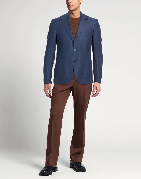 SUIT SARTORIA Blazer Size Polyester, Linen, Cotton, Viscose, Elastane
