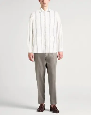 Brunello Cucinelli Cotton Jacquard Striped Overshirt