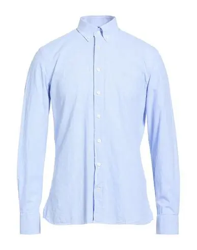 HACKETT Shirt Size Cotton, Linen - Blue