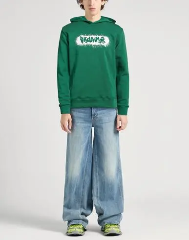 DISCLAIMER Hooded Sweatshirt With Logo - Green