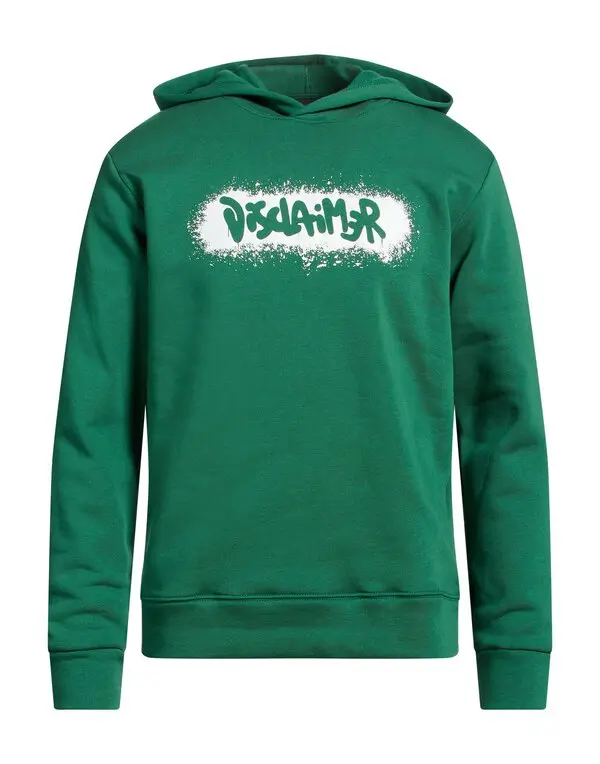 DISCLAIMER Hooded Sweatshirt With Logo - Green