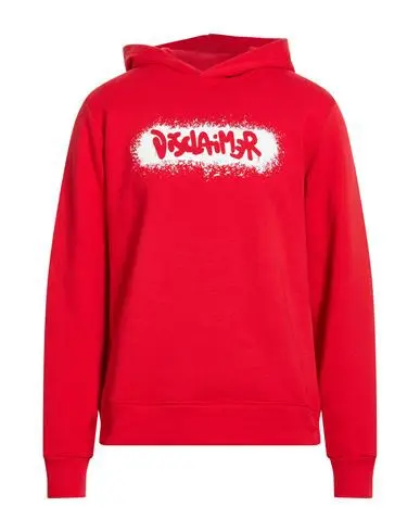 DISCLAIMER Hooded Sweatshirt With Logo - Red