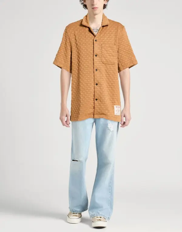 True Religion Shirt Size Polyester, Elastane - Beige