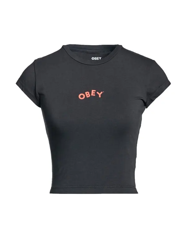 Obey Logo-print Jersey T-shirt
