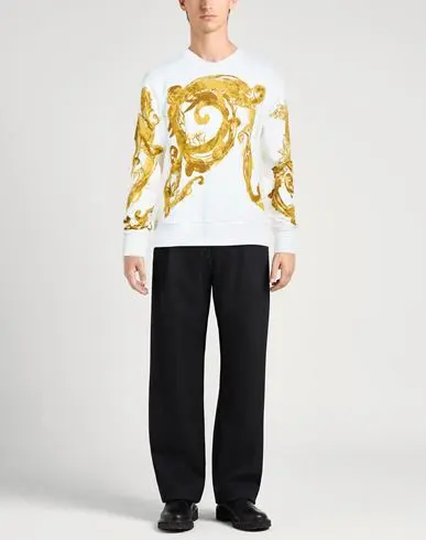 Versace Crewneck Sweatshirt With Signature Print