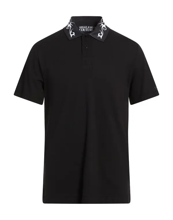 Versace Polo Shirt Size Cotton, Polyester, Elastane