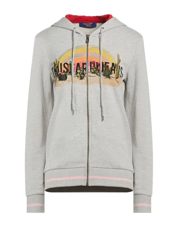 TRUSSARDI Hooded Sweatshirt With Appliqués