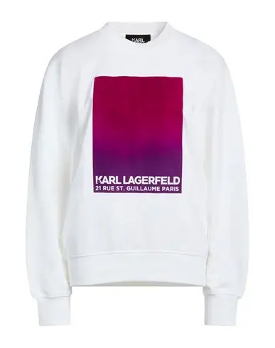 Karl Lagerfeld Cotton Sweatshirt - White
