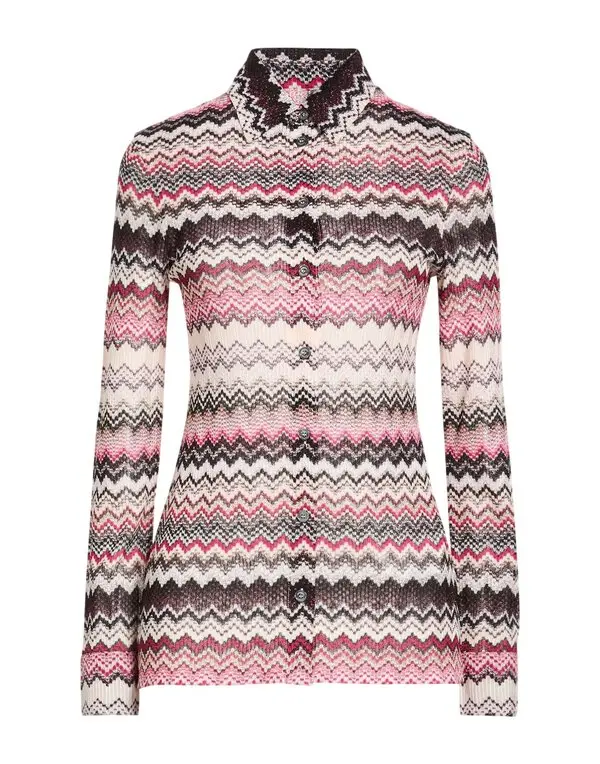Missoni Polyamide & Elastane Long Sleeve Shirt - Pink