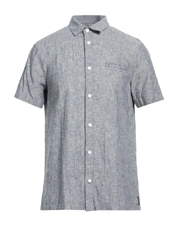 Armani Exchange Shirt Size Linen, Cotton