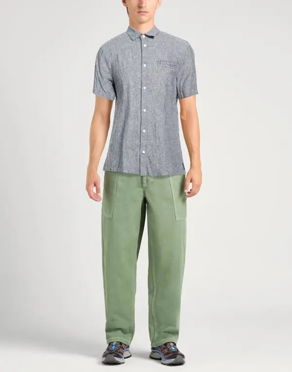 Armani Exchange Shirt Size Linen, Cotton