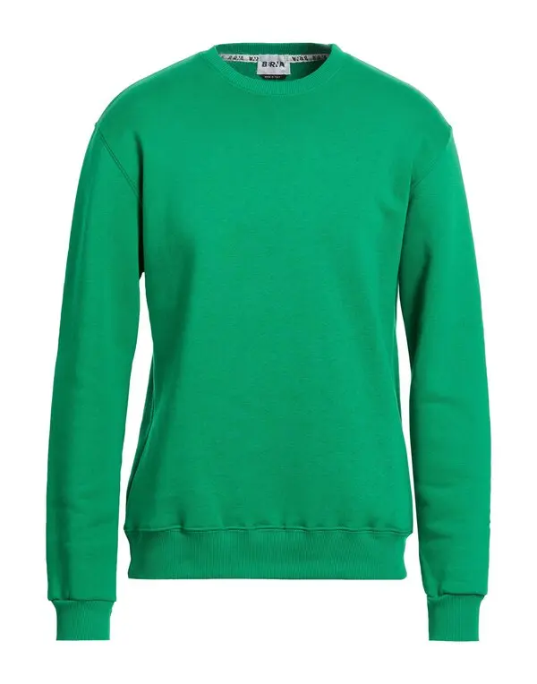 BERNA Crewneck Long-sleeve Sweatshirt - Green