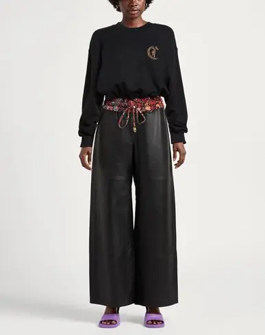 Just Cavalli Solid Color French Terry Sweatshirt