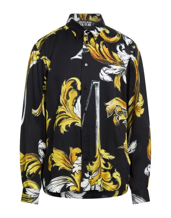 Versace Shirt Size Viscose - Black