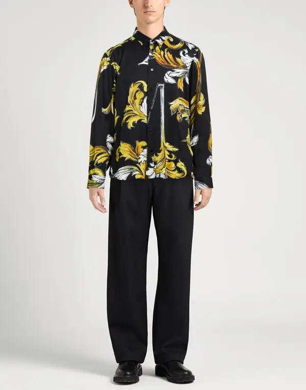 Versace Shirt Size Viscose - Black