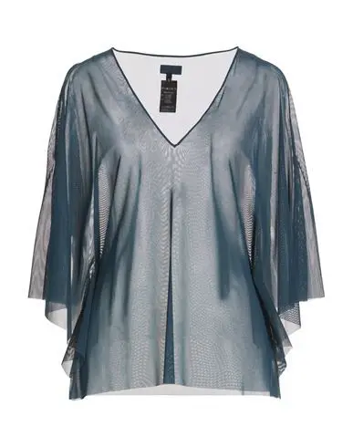FISICO Zebra-print Cold-shoulder Kaftan Top - Green