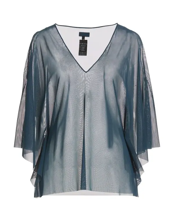 FISICO Zebra-print Cold-shoulder Kaftan Top - Green