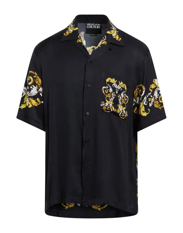 Versace Shirt Size Viscose - Navy