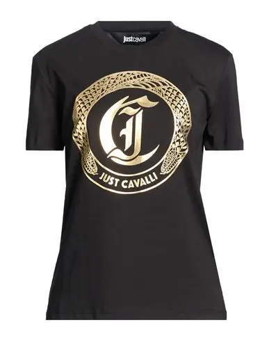 Just Cavalli Logo-print T-shirt - Black