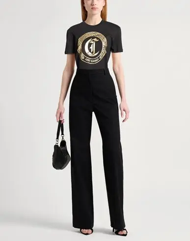 Just Cavalli Logo-print T-shirt - Black