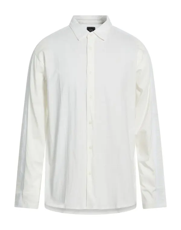 Armani Exchange Shirt Size Cotton - White
