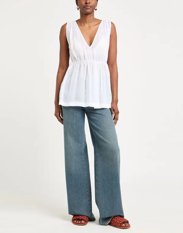 FISICO Ramie Peplum Top