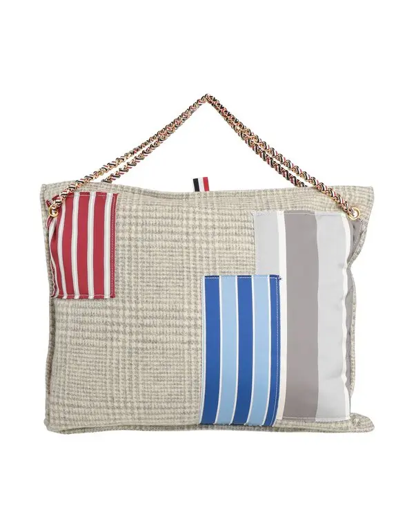Thom Browne Glen Plaid Wool Handbag