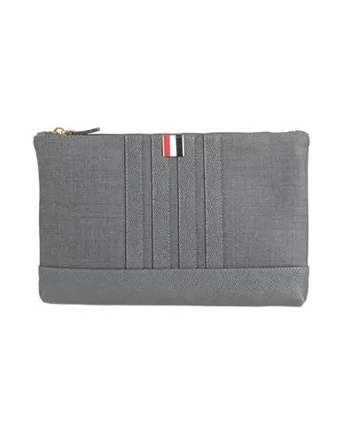 Thom Browne Handheld Clutch - Grey