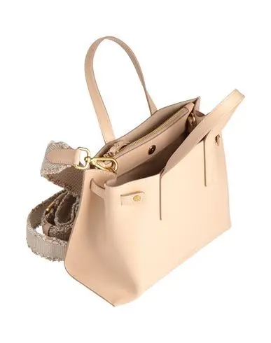 GIANNI CHIARINI Leather Tote With Detachable Shoulder Strap