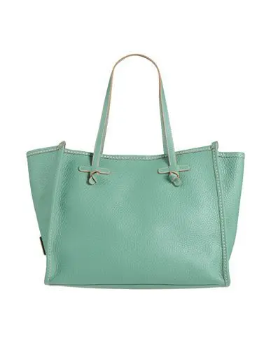 GIANNI CHIARINI Pebbled Leather Tote Bag - Green