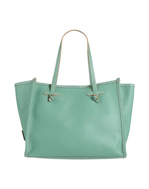 GIANNI CHIARINI Pebbled Leather Tote Bag - Green
