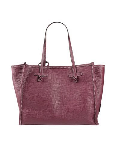 GIANNI CHIARINI Pebbled Leather Tote Bag - Red