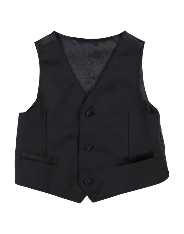 Dolce & Gabbana Virgin Wool Blend Tailored Vest - Blue