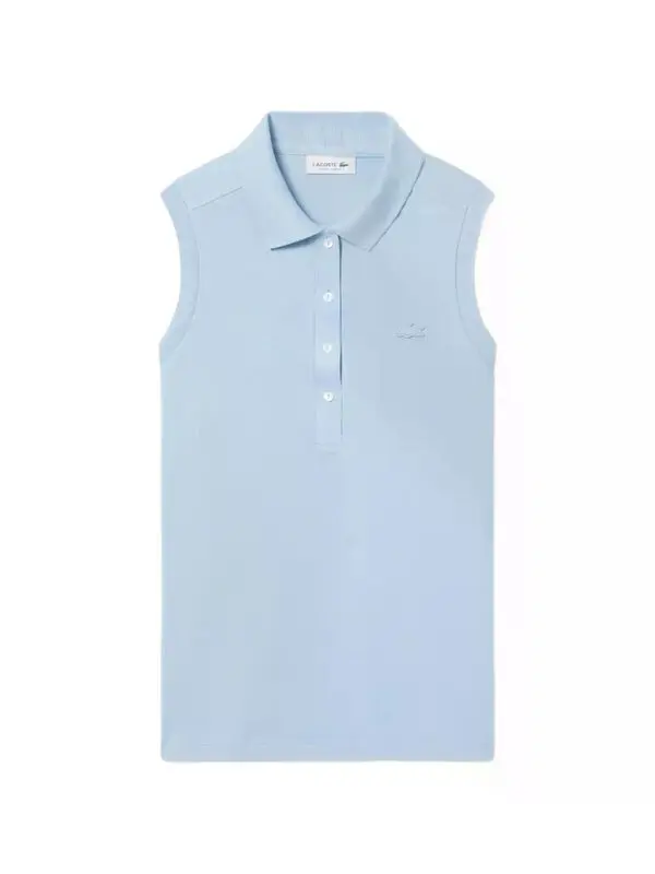 Lacoste Buttoned Sleeveless Polo Shirt