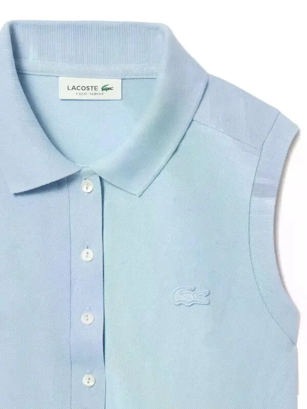Lacoste Buttoned Sleeveless Polo Shirt