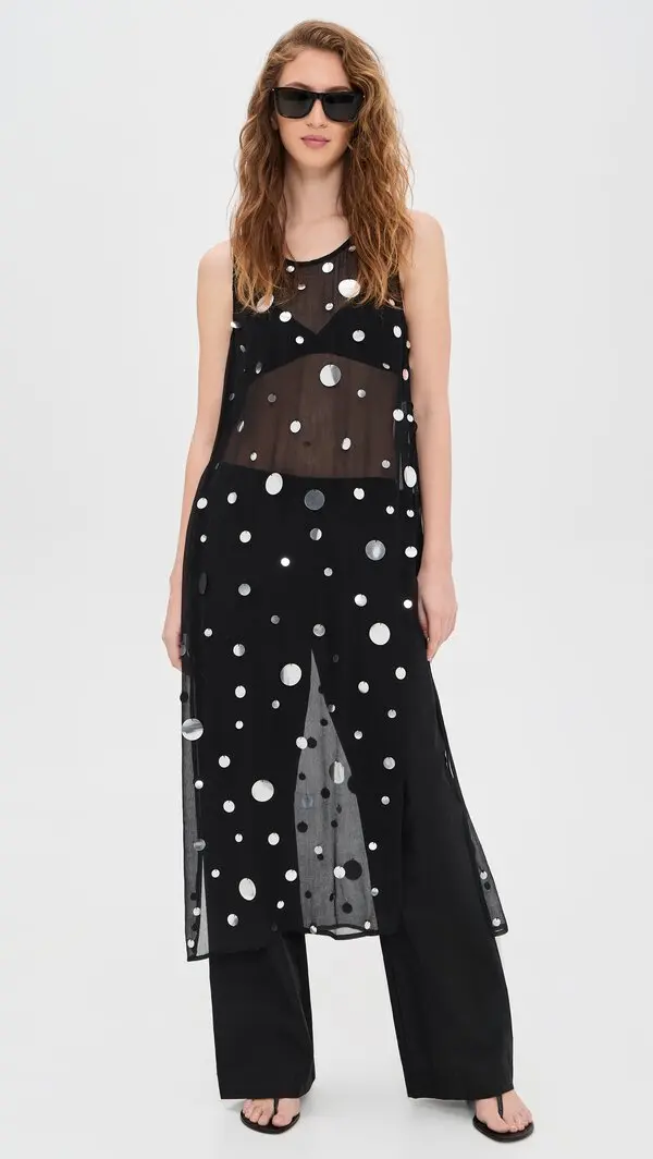 Chan Luu Sequin Embellished Tunic